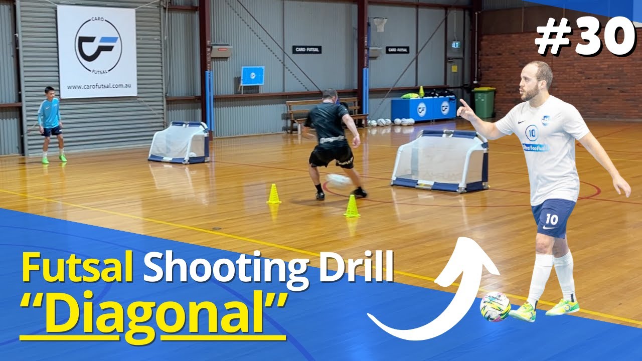 Futsal Diagonal Movement | 100x #FUTSAL SHOOTING DRILLS | #30 - YouTube