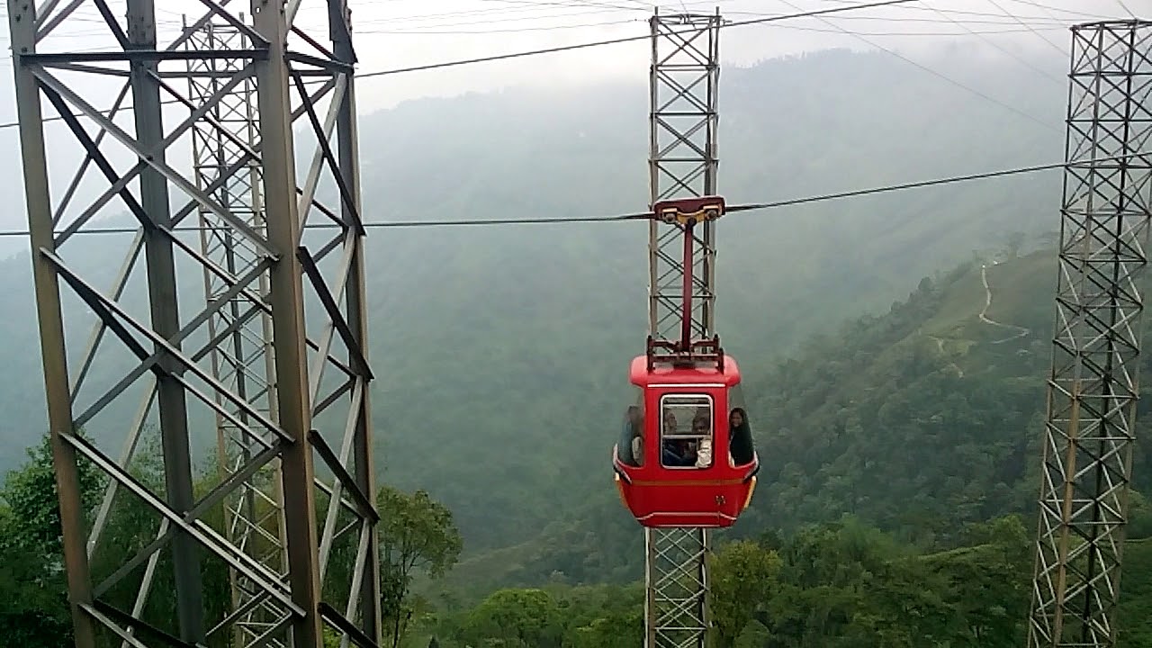 Cable car or Ropeway- Darjeeling - YouTube