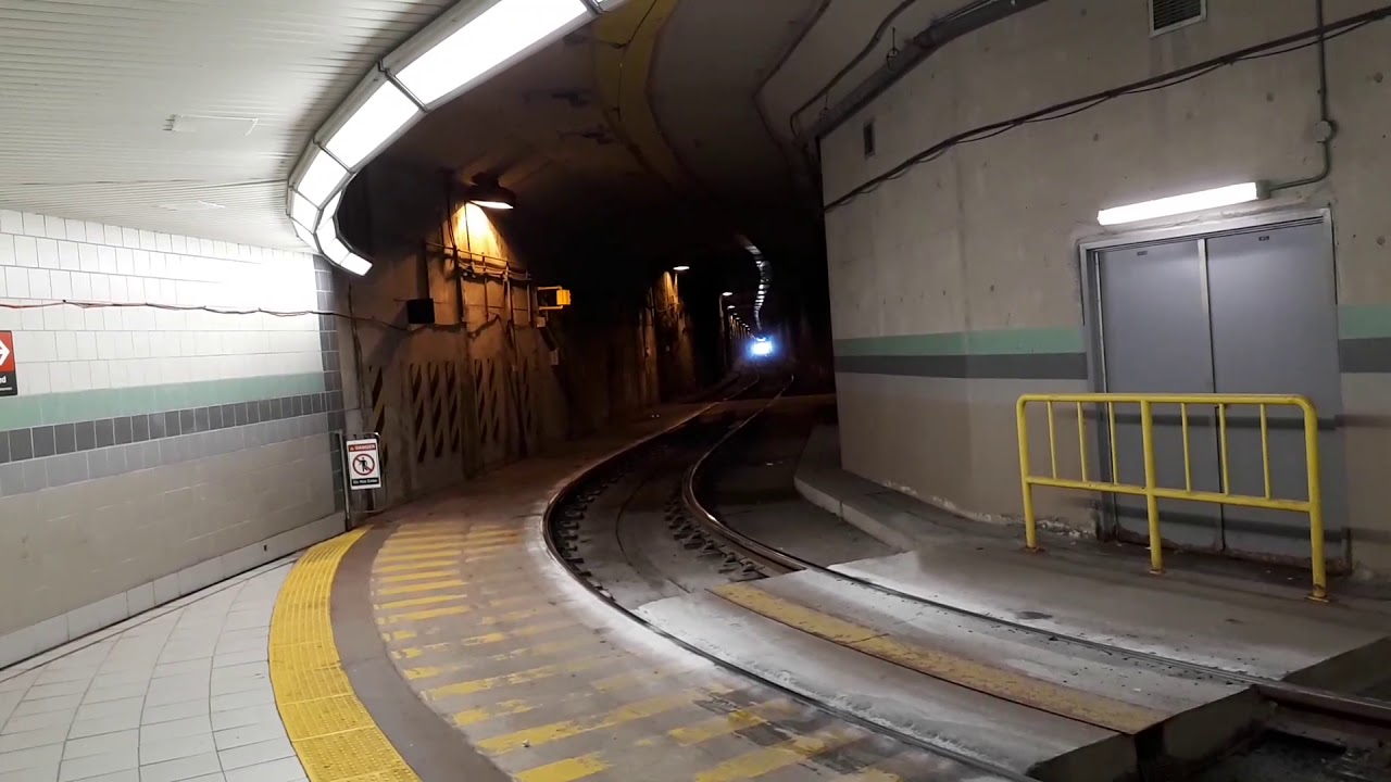 New TTC Streetcar 4407 arriving at Union station loop with pantograph ...