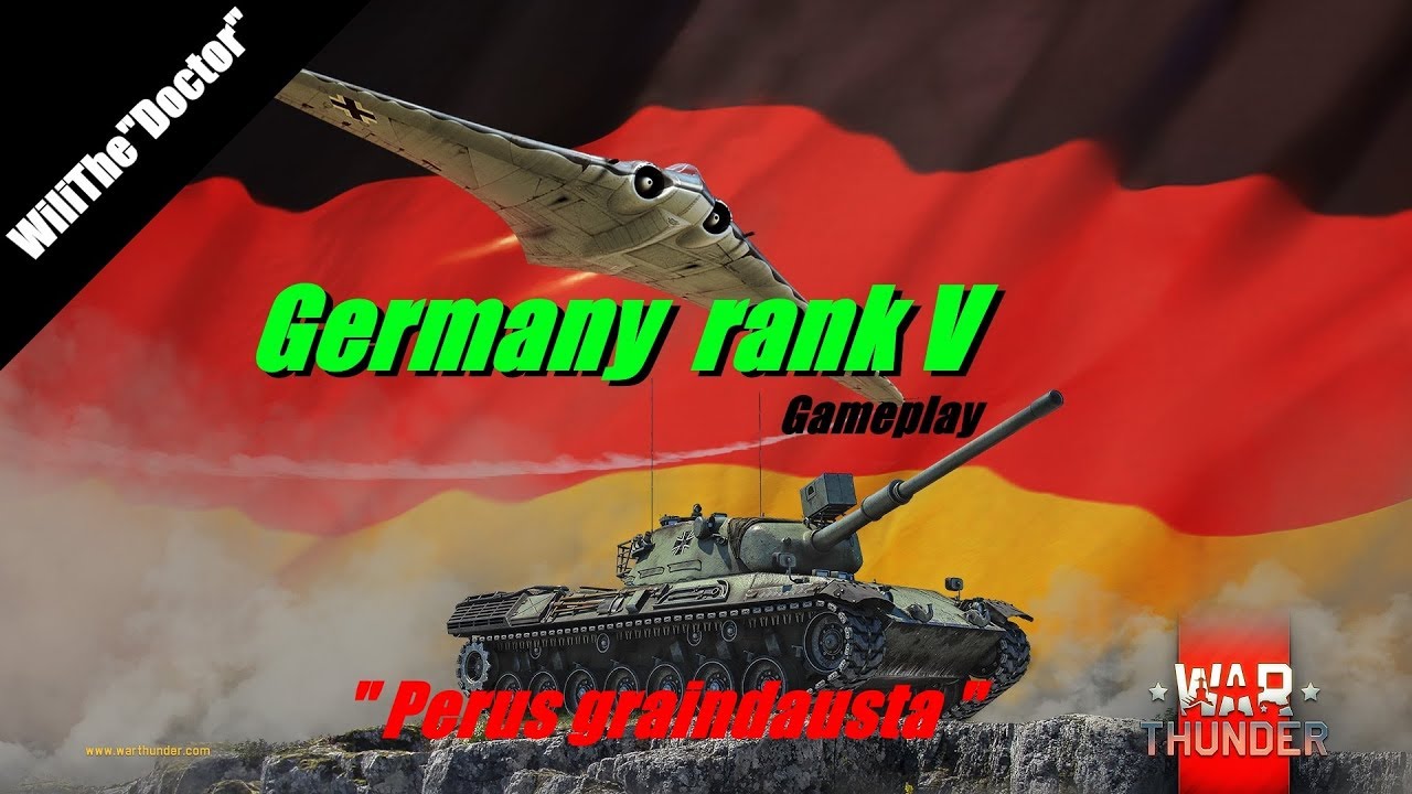 War Thunder Gameplay - Germany rank V - (War Thunder Suomi) - YouTube