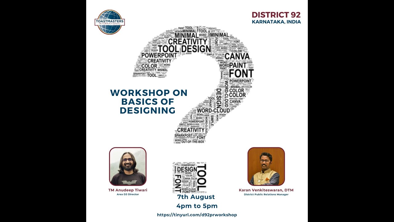 PR Workshop - Basics of Designing on 7th Aug 2021 - YouTube