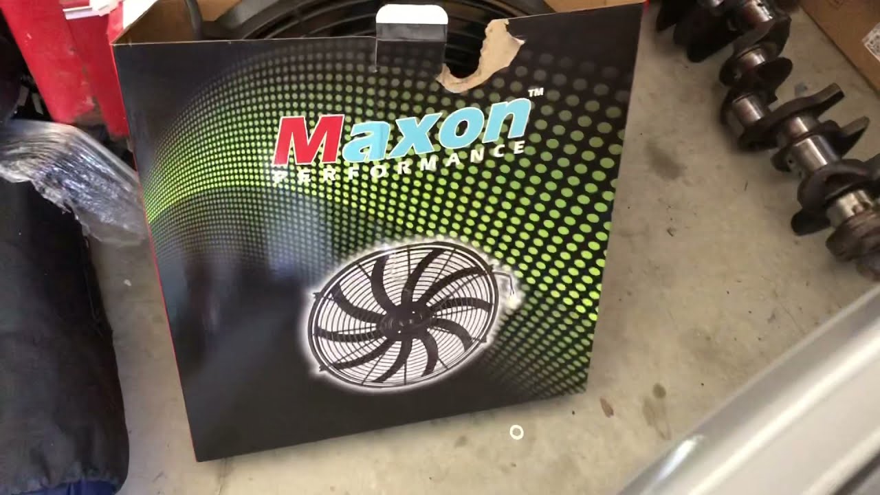 MAXON 16” ELECTRIC FAN INSTALL ON MY 85 FOX BODY MUSTANG & HOW TO WIRE ...