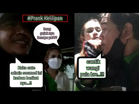 Prank Ojol Kelilipan‼️bang Ojol ini ditiupin sama penumpang cantik