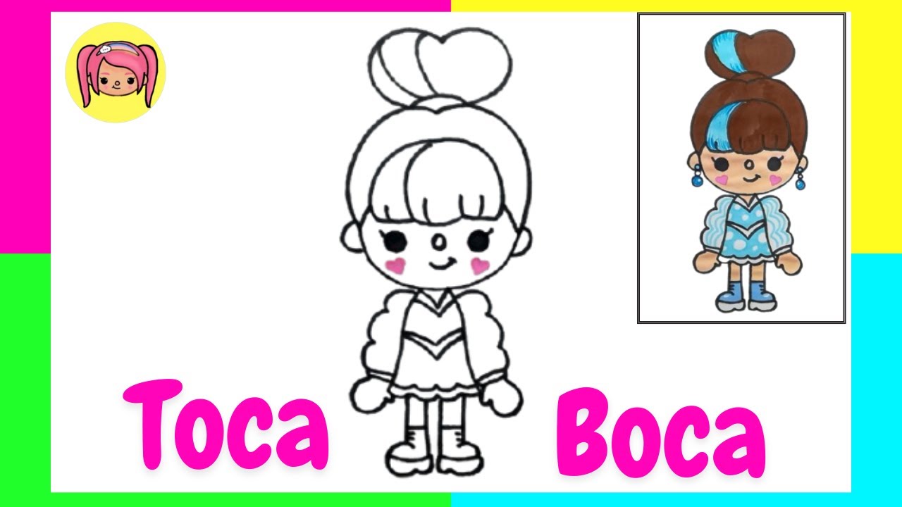 How to Draw Toca Boca,Toca Life World Drawing Tutorial - YouTube