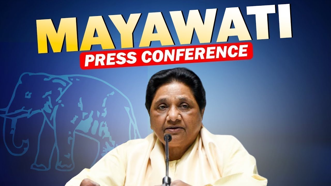 Live: BSP President Mayawati Addresses Press Conference | Lucknow | BJP ...