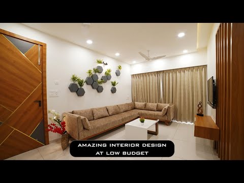 3BHK Interior Design in Ahmedabad at Low Budget - YouTube
