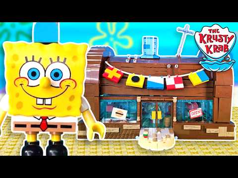 I Built the SPONGEBOB KRUSTY KRAB in LEGO...