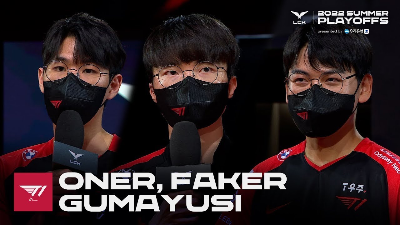 [VIETSUB] Phỏng Vấn Oner, Gumayusi - Faker "Tôi sẽ phá đảo Jump King nếu vô địch" | LCK Mùa Hè ...