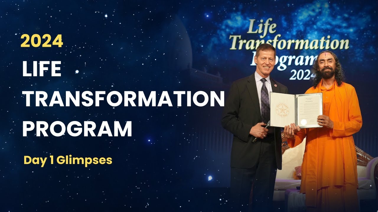 Glimpses Day 1 Life Transformation Program Swami Mukundananda l Radha Krishna Temple of Dallas ...