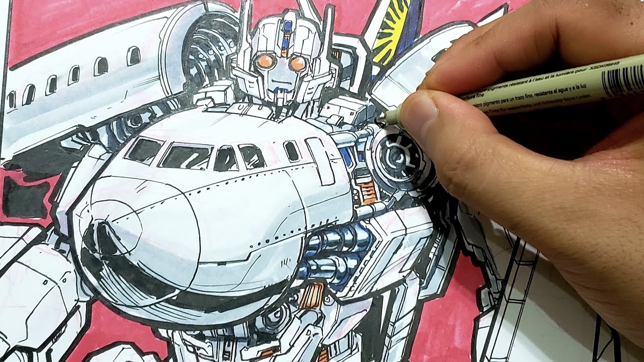 Designing an AIRPLANE MECH 2 hours before Flying to the Philippines ...