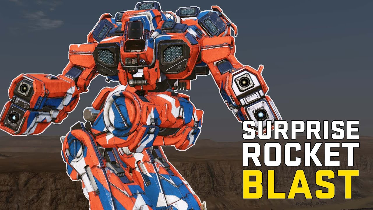 Put ROCKETS on enemy forehead - Mechwarrior Online - YouTube