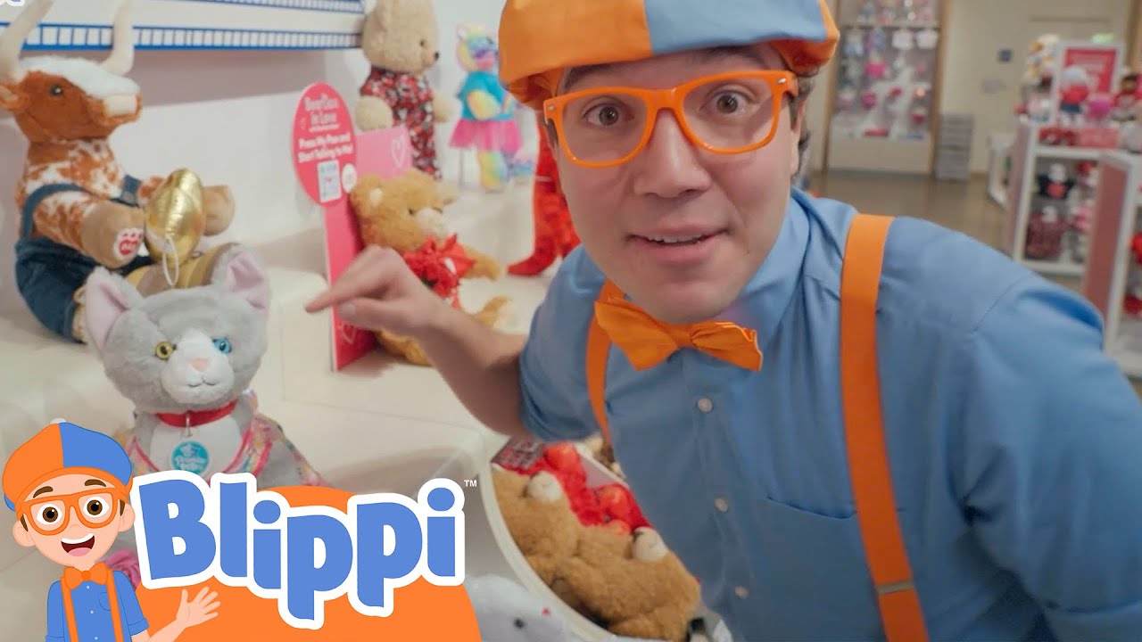 Blippi Makes the Goofiest, Fluffiest Bear Ever! | Head Shoulders Knees ...