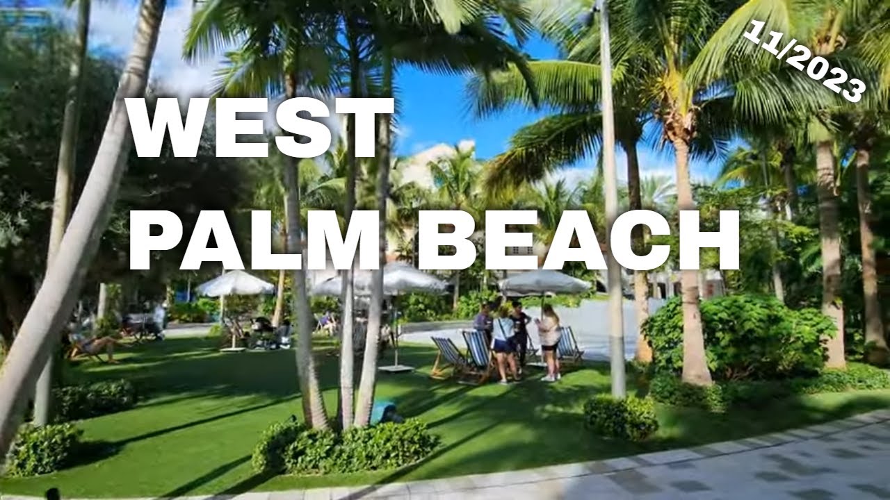 Walking Tour Downtown West Palm Beach 4K YouTube
