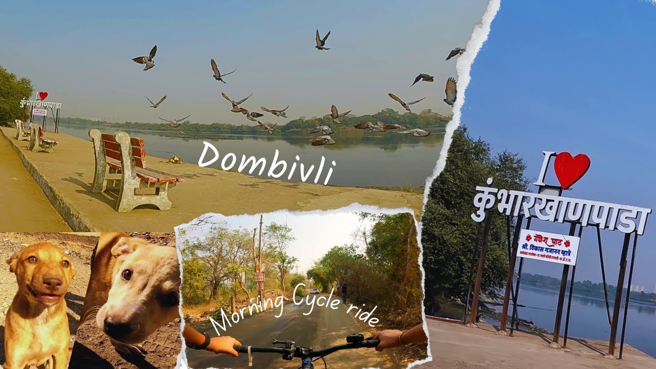 Morning road cycling l Best place to visit in DOMBIVLI l Kumbharkhan ...