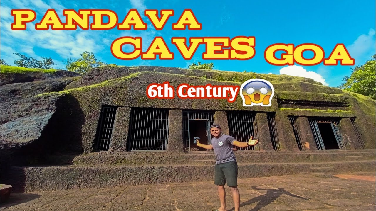 Harwalem Waterfall & Pandava Caves Sankhalim Goa Vlog - YouTube