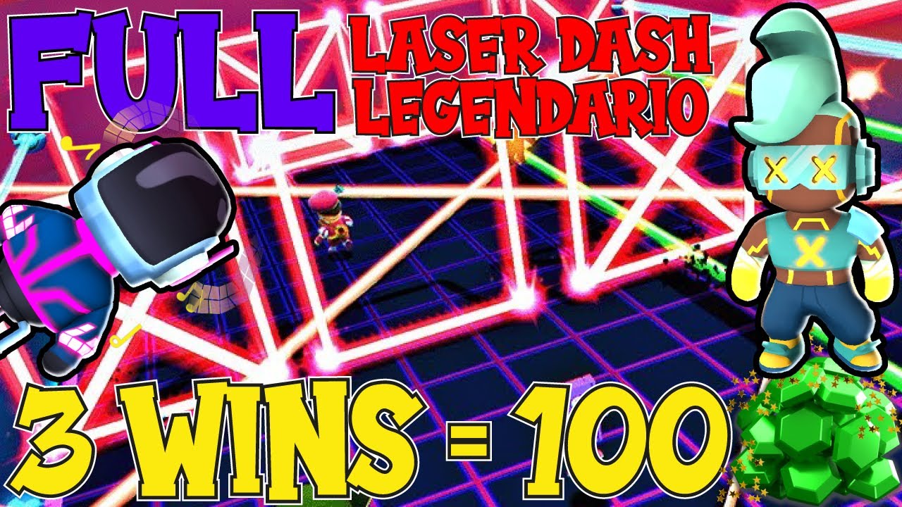 FULL LASER DASH LEGENDARIO⚡ WR = 1000 GEMAS💎 - YouTube