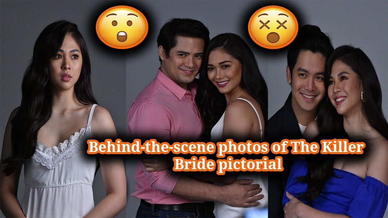 Behind the scene photos of The Killer Bride pictorial! - YouTube