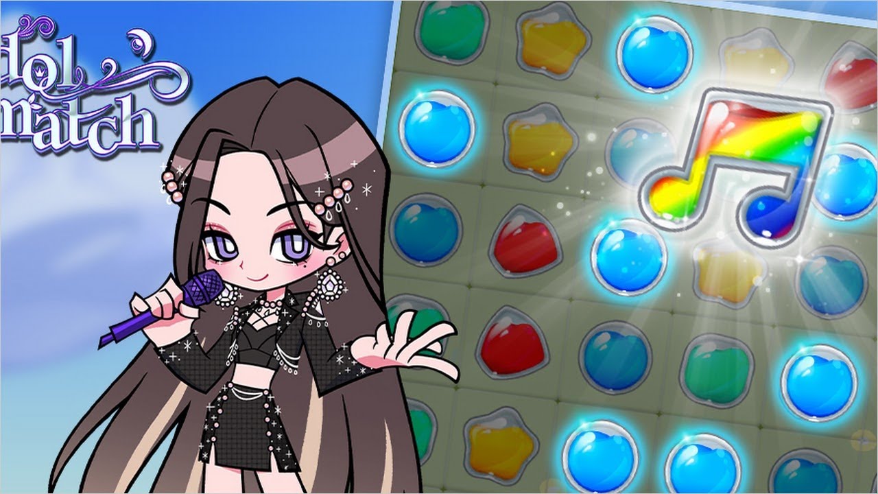 Idol match : 3 Match Puzzle Gameplay Video for Android - YouTube