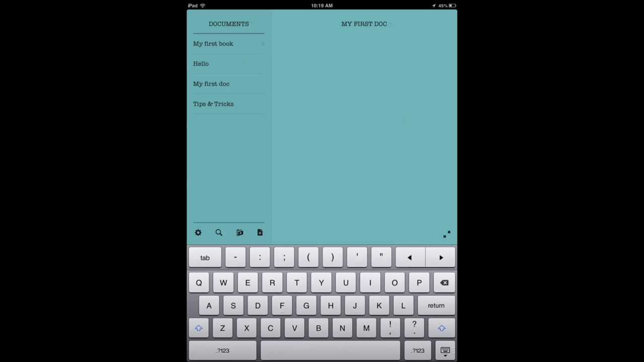 WriteRoom for iPhone and iPad Review - YouTube