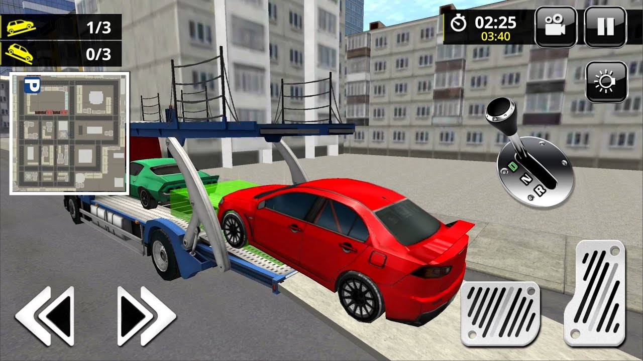 Car Truck Transporter Simulator - 3D Vehicles #1 - Multi-Storey Truck ...
