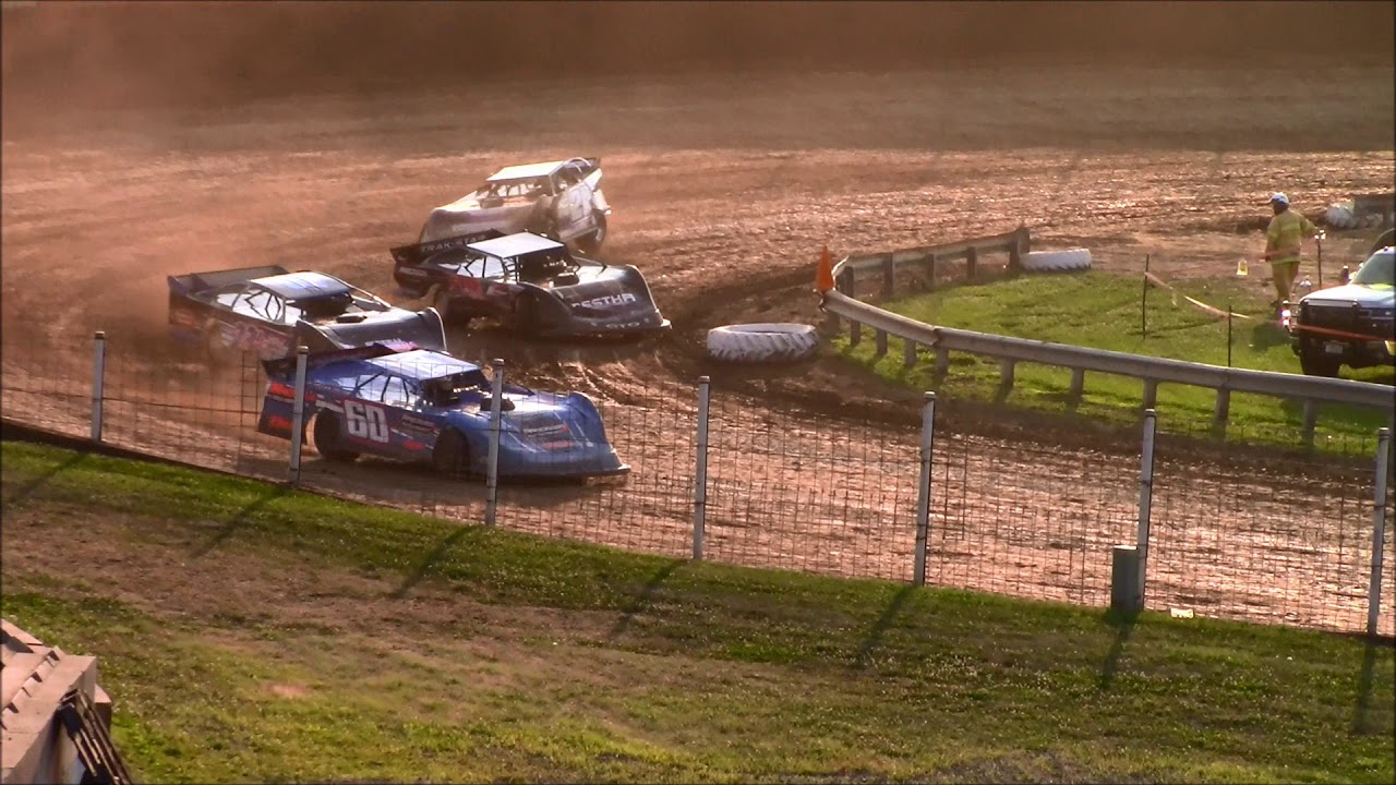 Dubuque Late Model Heat 1 7-5 - YouTube