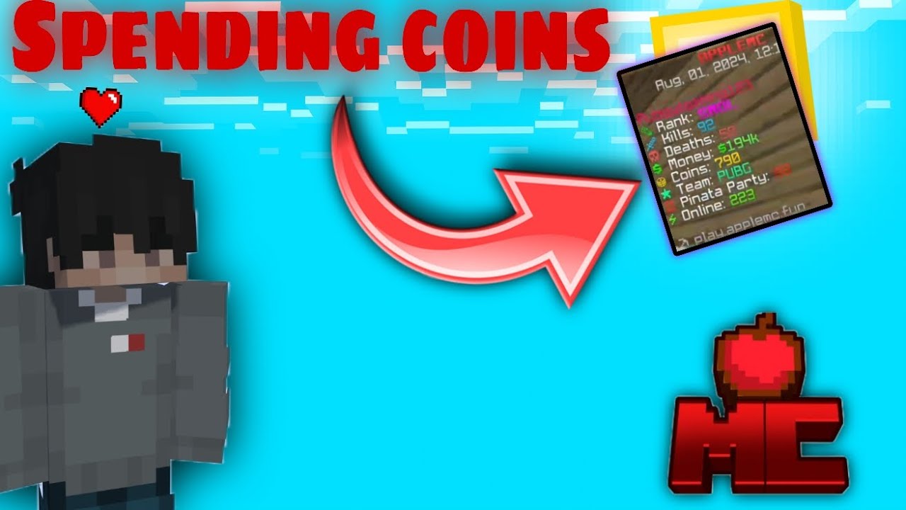 SPENDING ALL COINS IN APPLEMC BEST MINECRAFT SMP - YouTube