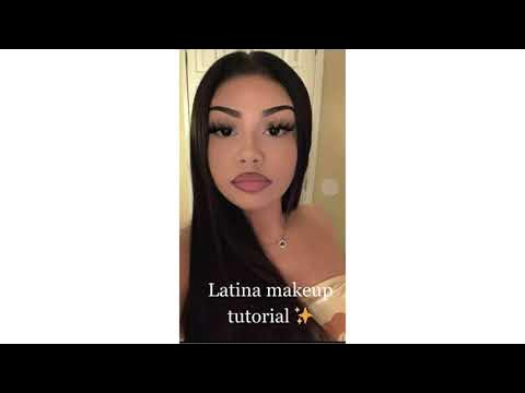 Copy And Paste Latina Makeup Tutorial - YouTube