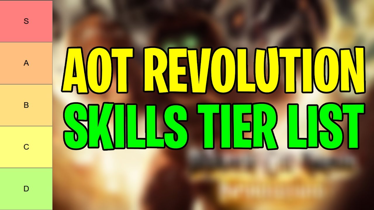 [New] Attack On Titan Revolution Tier List (2024) | All Skills Ranked ...