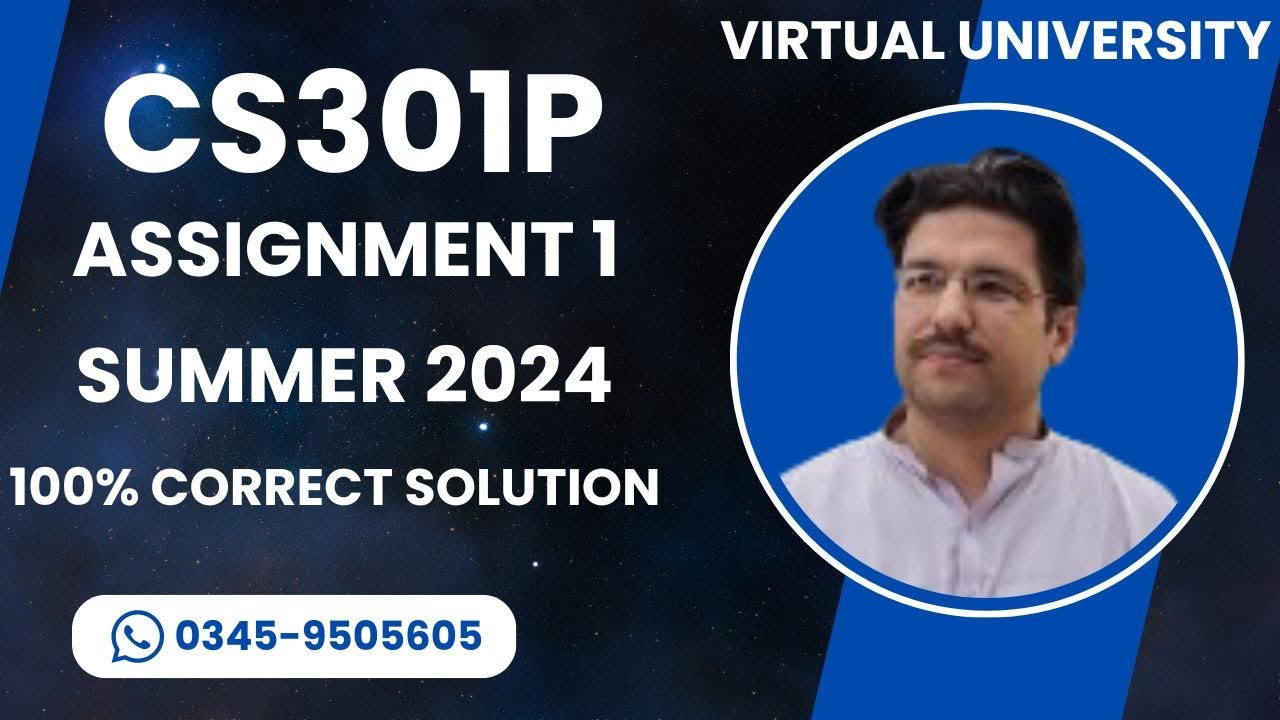 Cs301p Assignment 1 Solution Summer 2024 Cs301p Assignment 1 Solution 5872