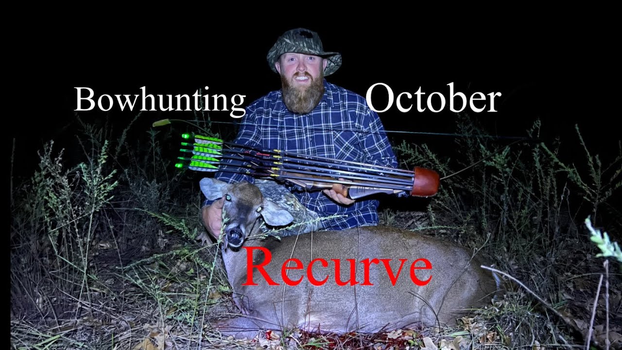 Hunting October whitetails with a recurve traditional bowhunting ...