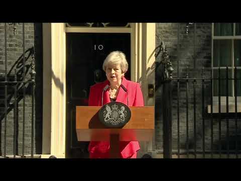 Tearful Theresa May Announces She'll Resign as Prime Minister June 7