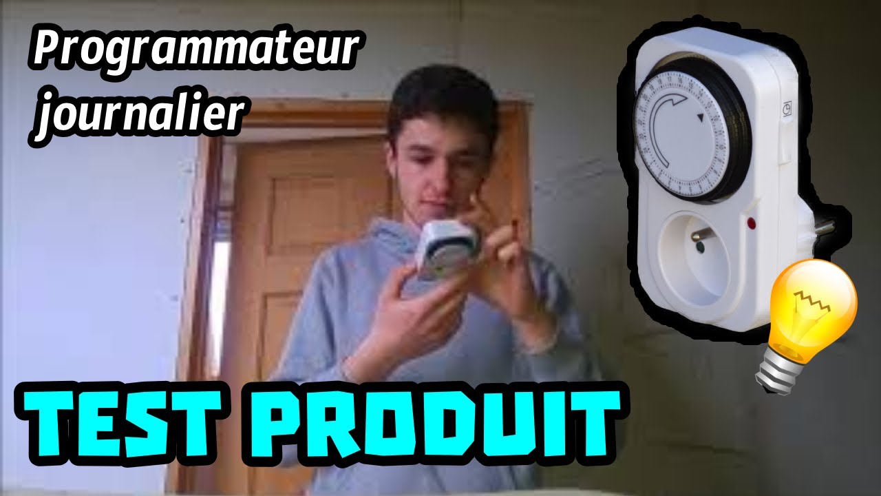 TEST PRODUIT #1 - PROGRAMMATEUR JOURNALIER !!!!! - YouTube