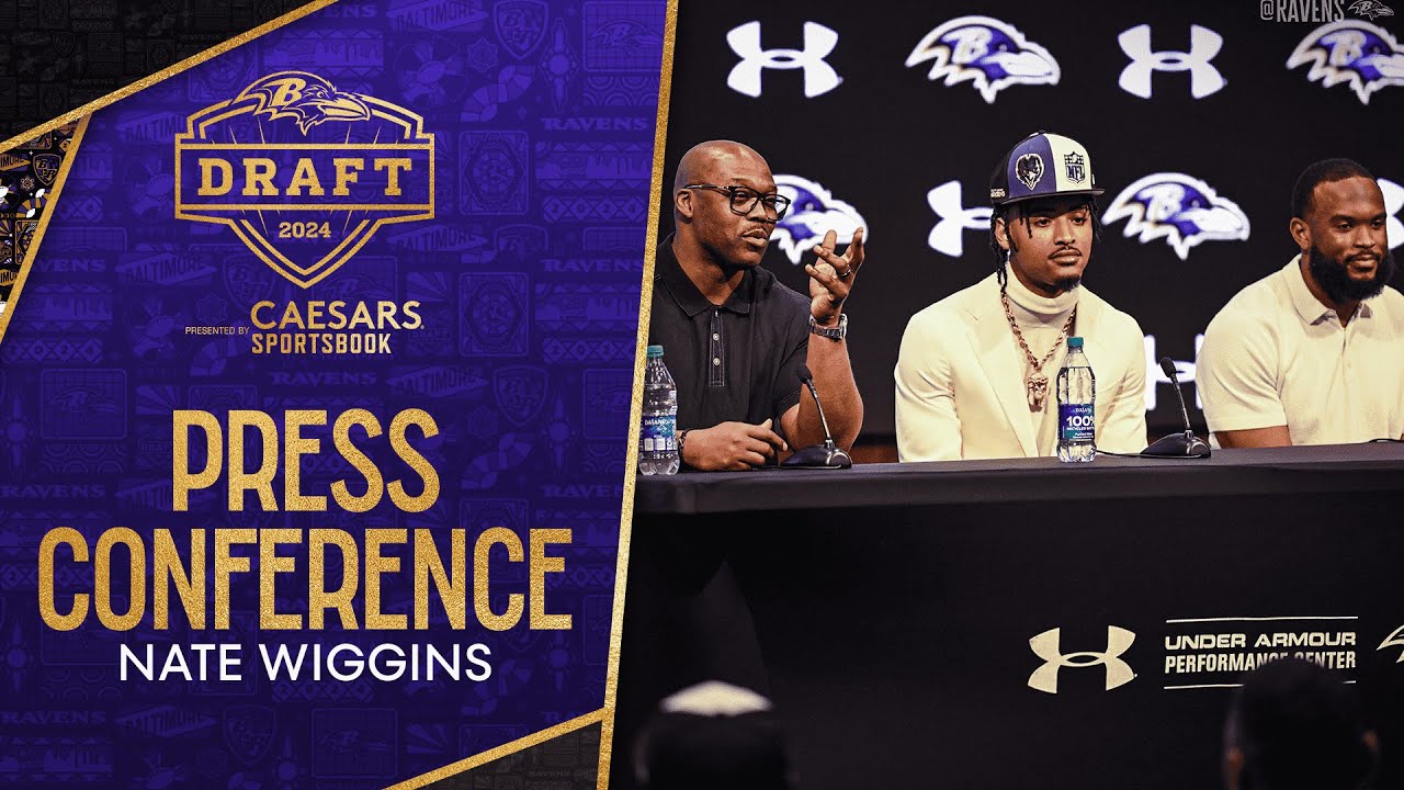 Nate Wiggins Press Conference | Baltimore Ravens - YouTube
