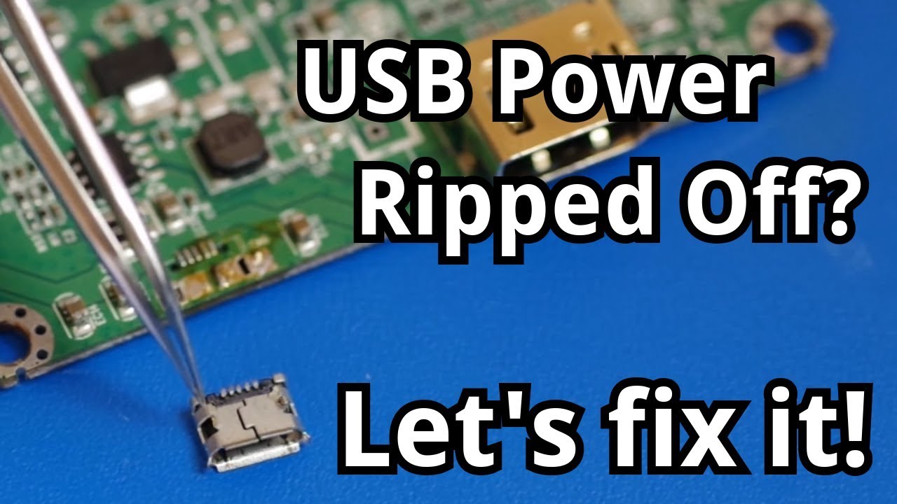 USB Power Ripped Off? Let's fix it! - YouTube