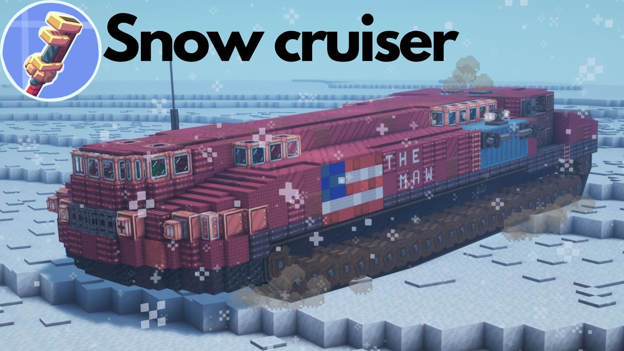 I Built a MASSIVE Snow Cruiser in Minecraft! - YouTube