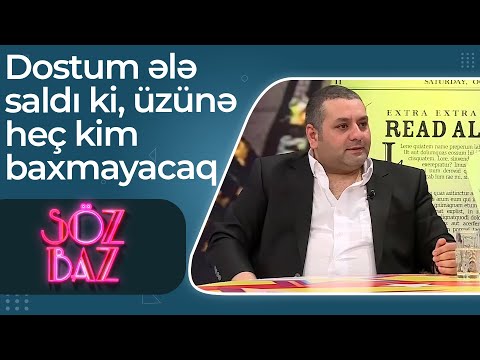 Elcan Rəsulov zibil yığmasından danışdı - Dostum ələ saldı ki, üzünə heç kim baxmayacaq – Söz Baz