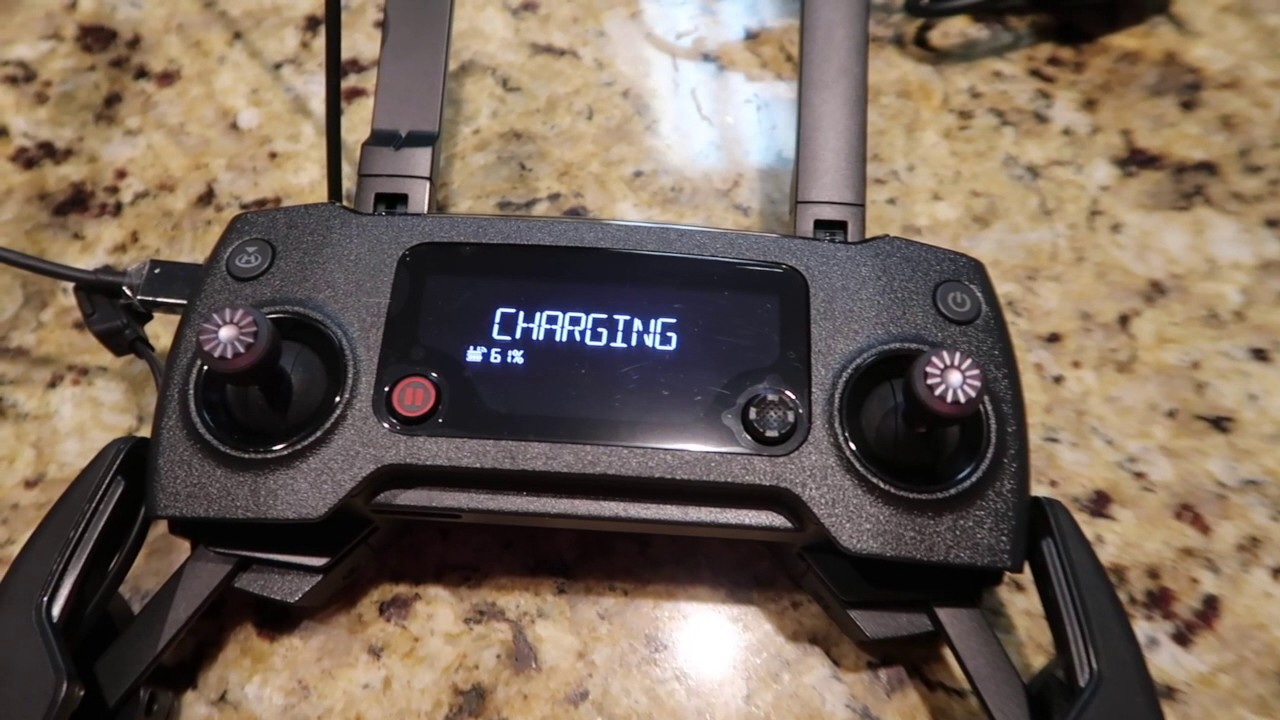 Charging The Mavic Controller - YouTube