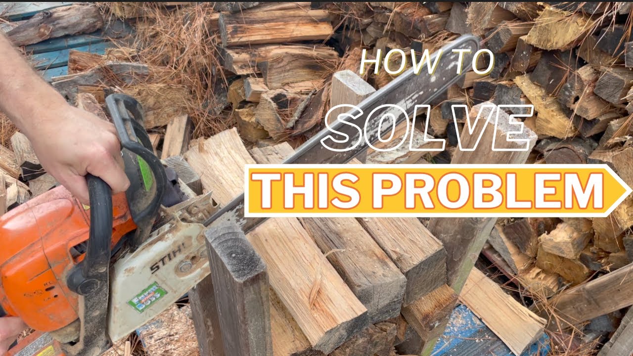 How do I turn perfect firewood into cooking wood - YouTube