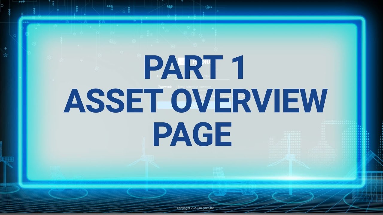 Centaur EPM Software Basics: Part 1 - Asset Overview Page - YouTube