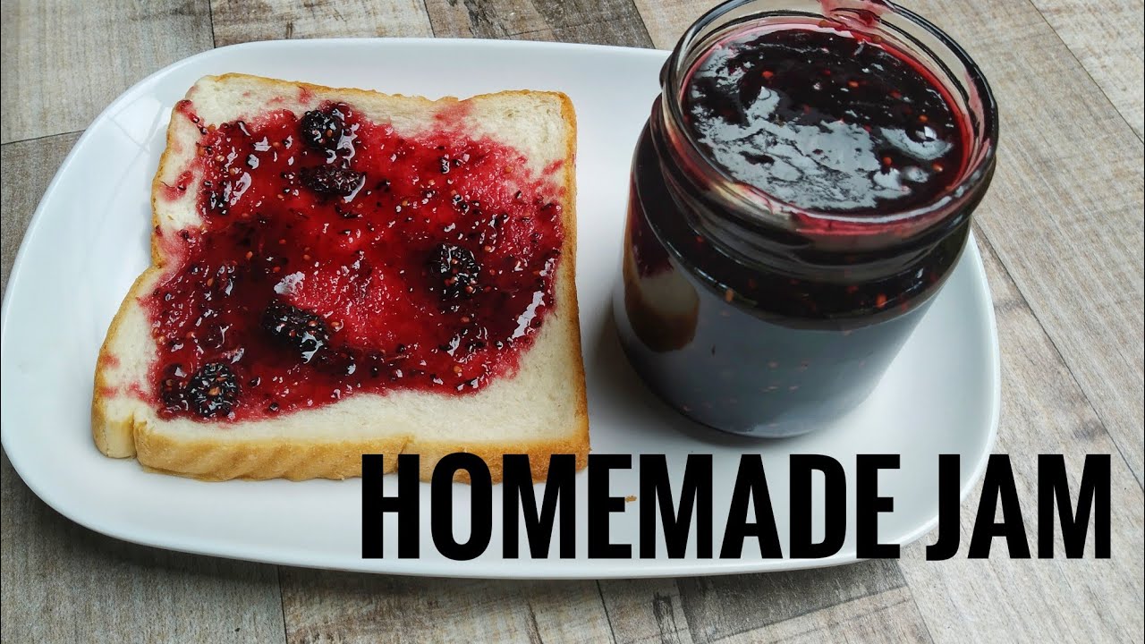 Homemade Organic mulberry jam in Tamil | mulberry jam | my garden fruit ...