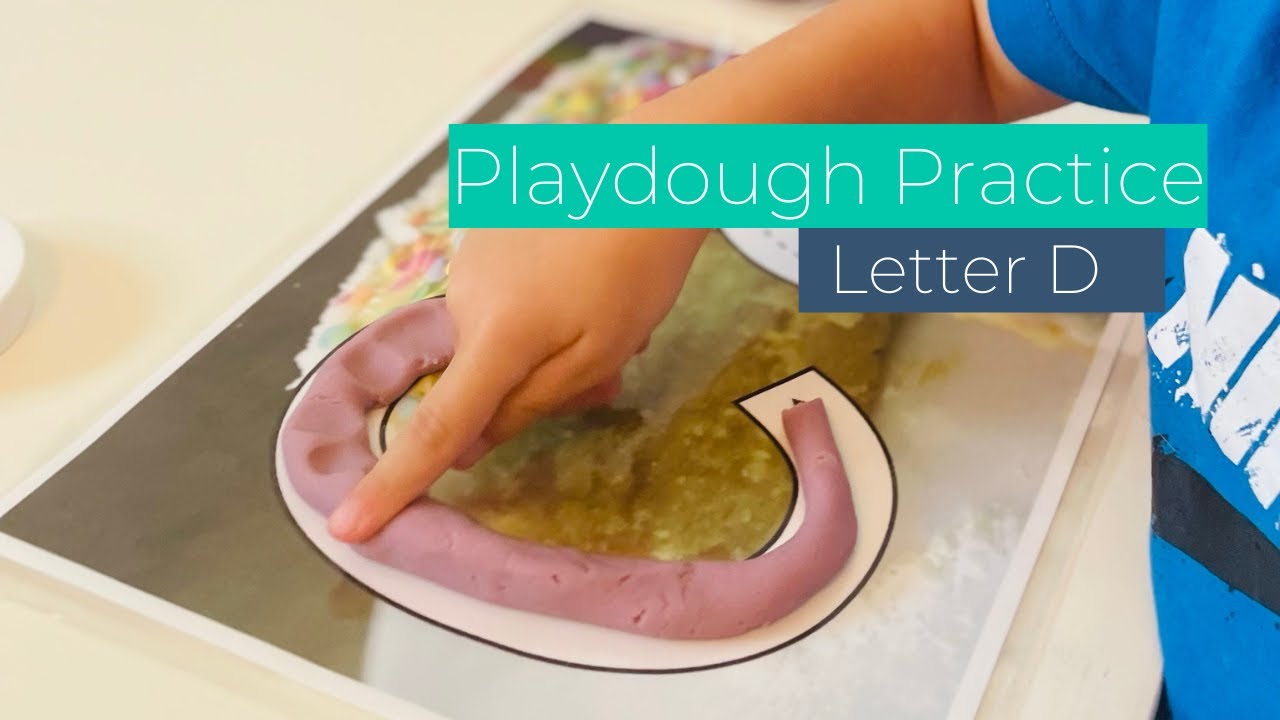 Letter D Playdough Practice - YouTube