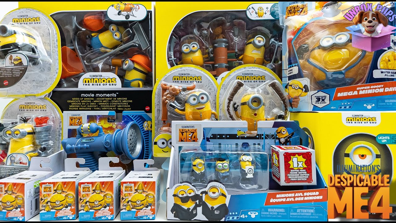 Despicable Me 4 Toy Unboxing ASMR l Minions The Rise Of Gru l ...