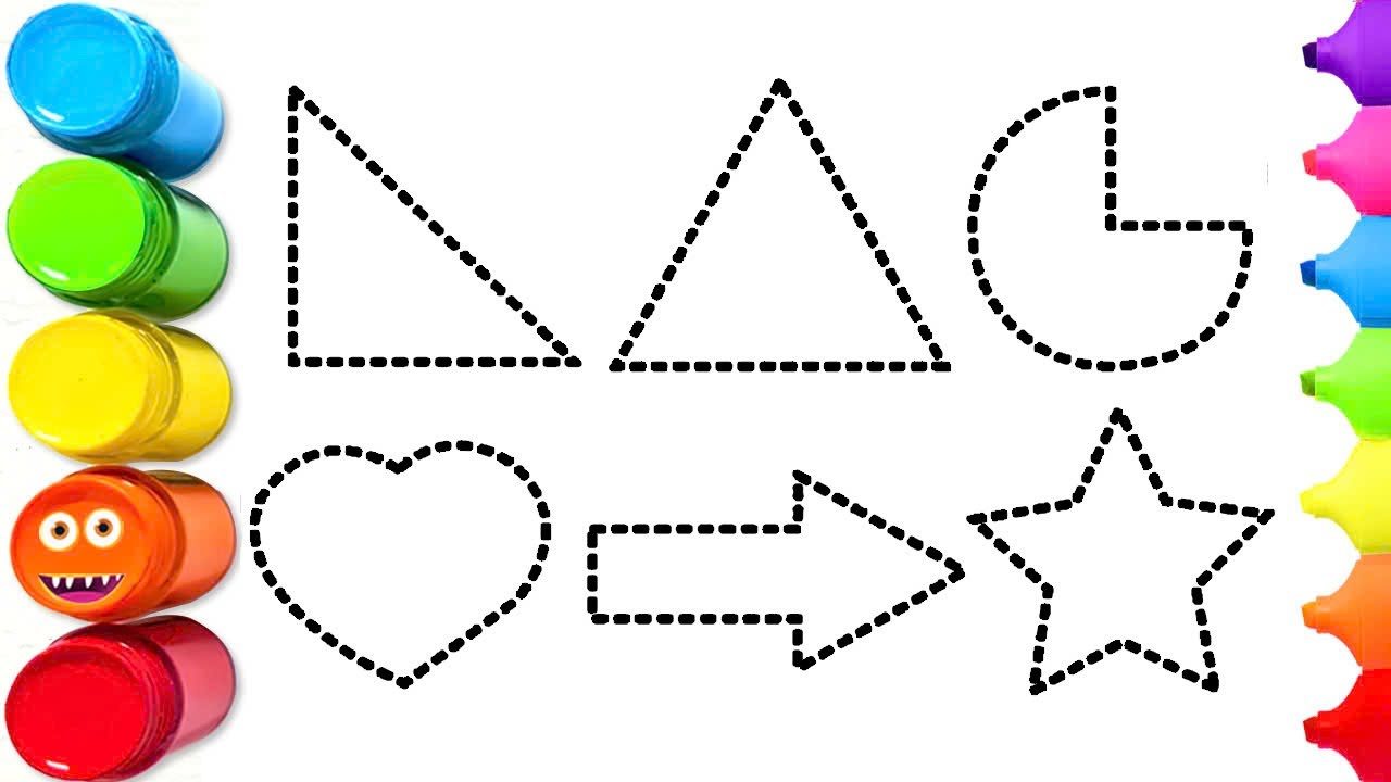 How To Draw AMAZING Simple Geometric Shapes | Easy Step By Step - YouTube