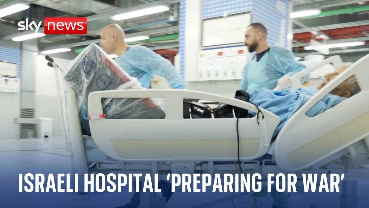 Israeli hospital 'preparing for war' - YouTube