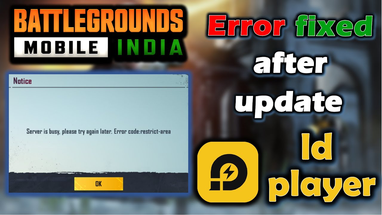 Error Code Restricted Area Error In BGMI Ld Player Fixed YouTube error-code-restricted-area-error-in-bgmi-ld-player-fixed-youtube