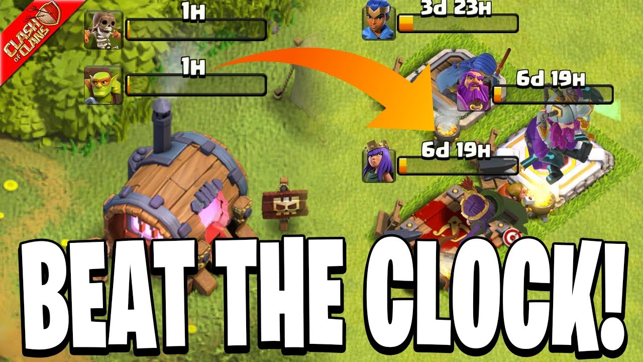 Can I Beat the Clock to Upgrade My Heroes in Clash of Clans? - YouTube