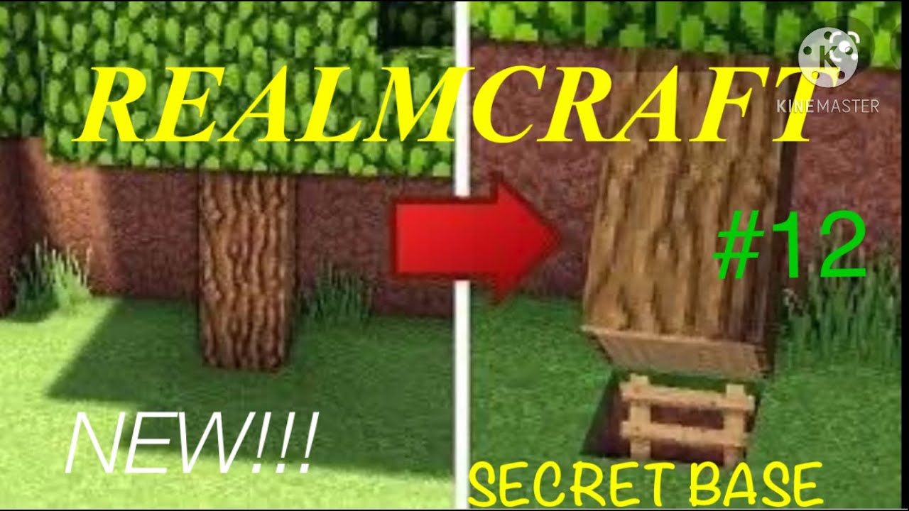 HOW TO MAKE TREE SECRET BASE IN REALMCRAFT | REALMCRAFT GAMEPLAY #12 ...