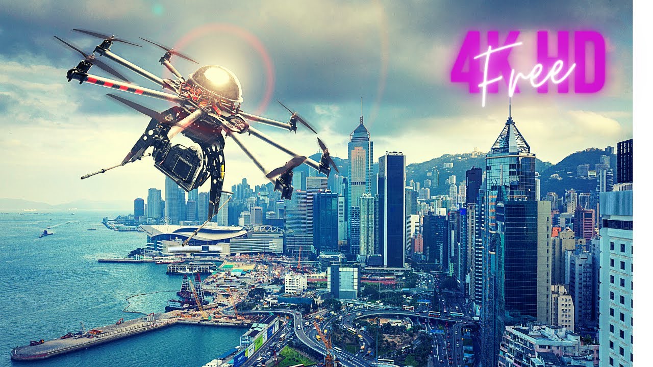 City Life | 4K HD Drone Video | Free 4K HD Video - No Copyright - YouTube