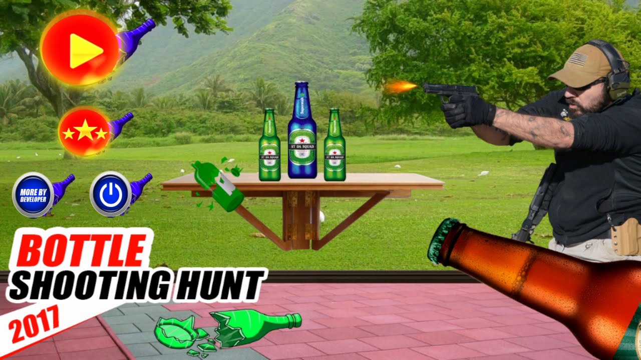 Real Bottle Shooting Game Mania Android Gameplay [HD] - YouTube