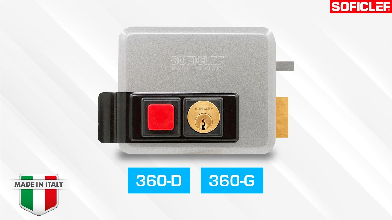 Serrure électrique SOFICLEF 360-D 360-G - YouTube